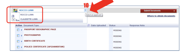 HOW TO UPLOAD DOCUMENTS TO CEAC