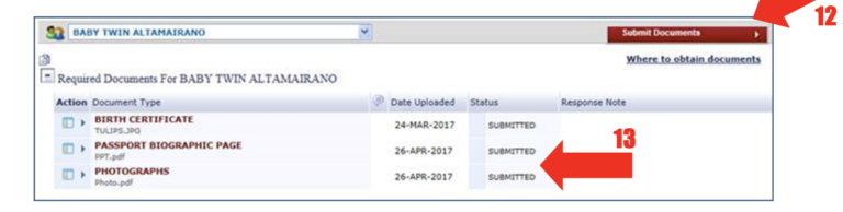 HOW TO UPLOAD DOCUMENTS TO CEAC